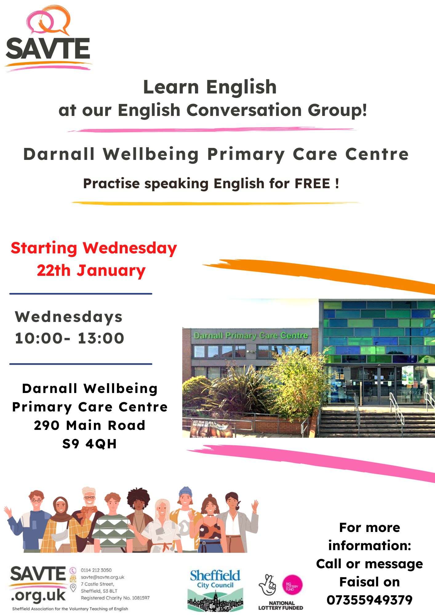 Conversation Group - Darnall Well Being
