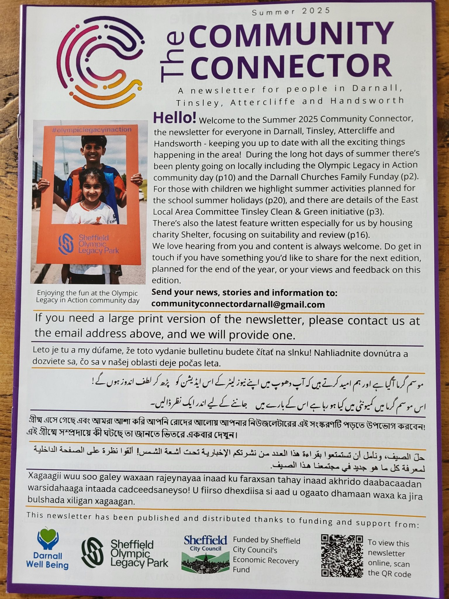 Community Connector - Summer 2025 - Darnall Well Being